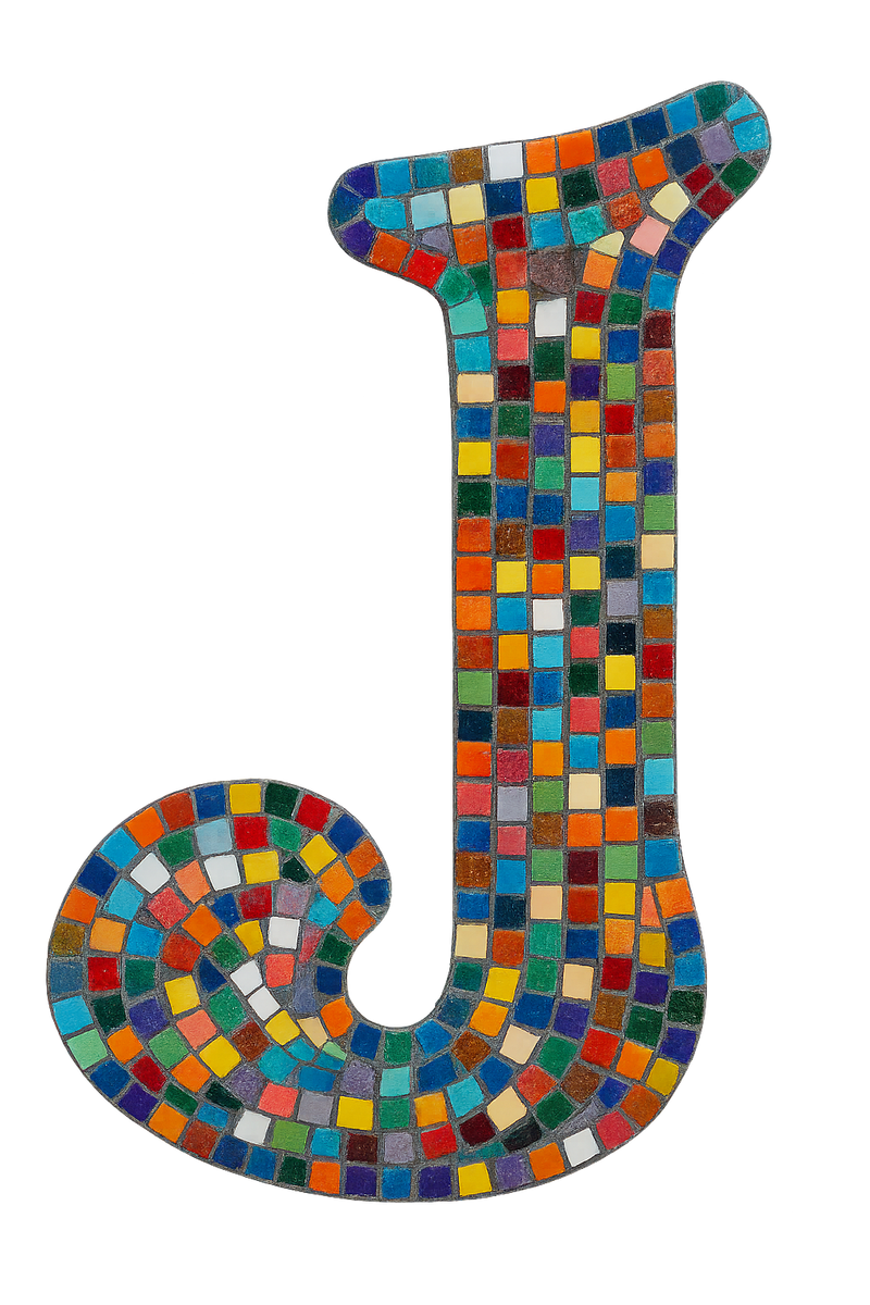 Mosaic Backer | Letter J – Skeew