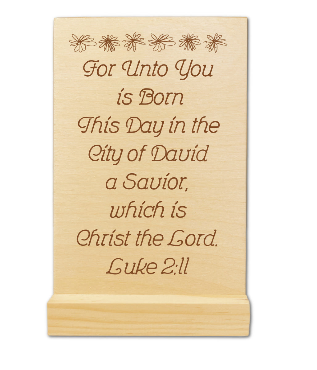 Wood Backer | For Unto You | Indoor – Skeew