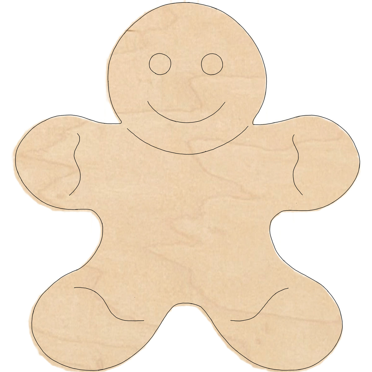 Wood Backer | Gingerbread Man | Indoor – Skeew
