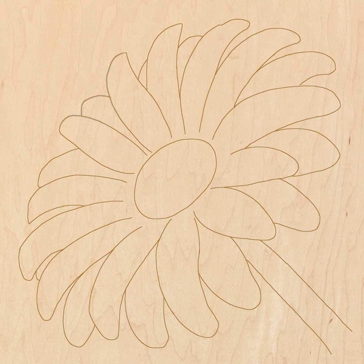 Art Board | Wood | White Daisy – Skeew